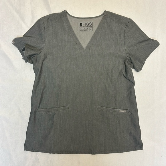 Figs | Tops | Figs Casma Three Pocket Scrub Top Womens M Graphite Gray ...